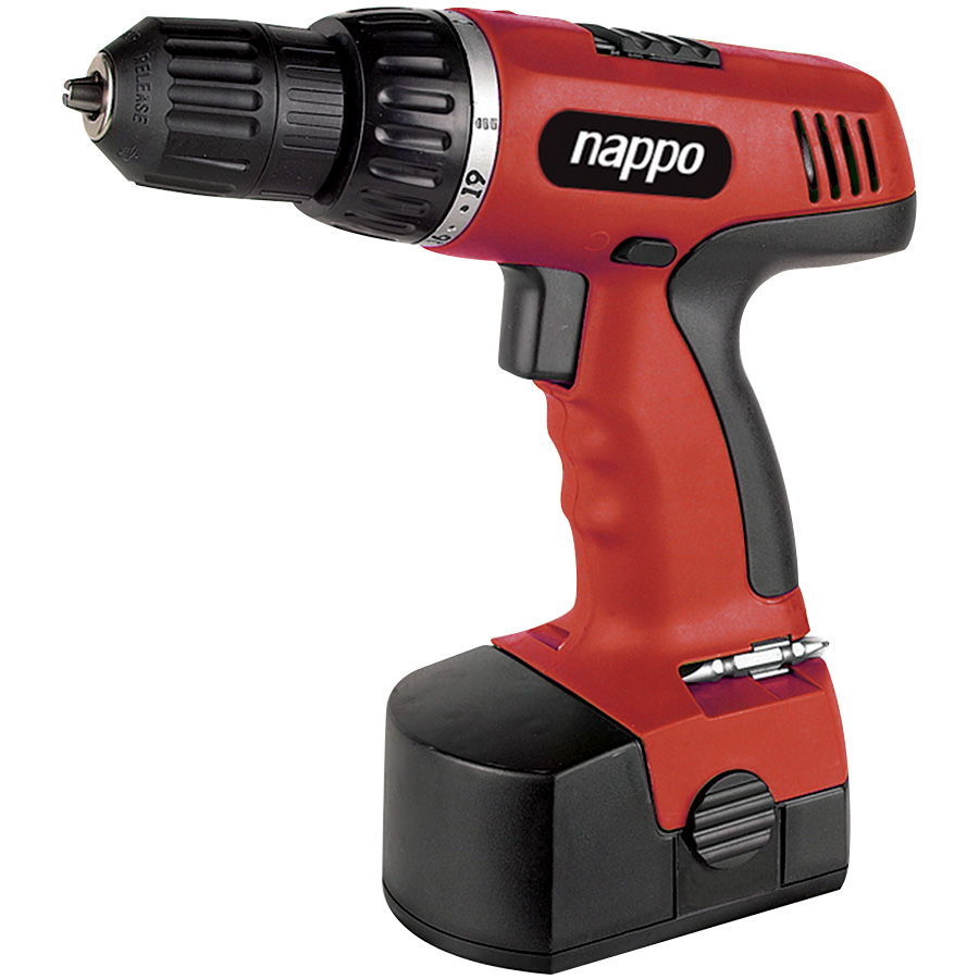 Ripley TALADRO DESATORNILLADOR INALÁMBRICO NAPPO CON ACCESORIOS