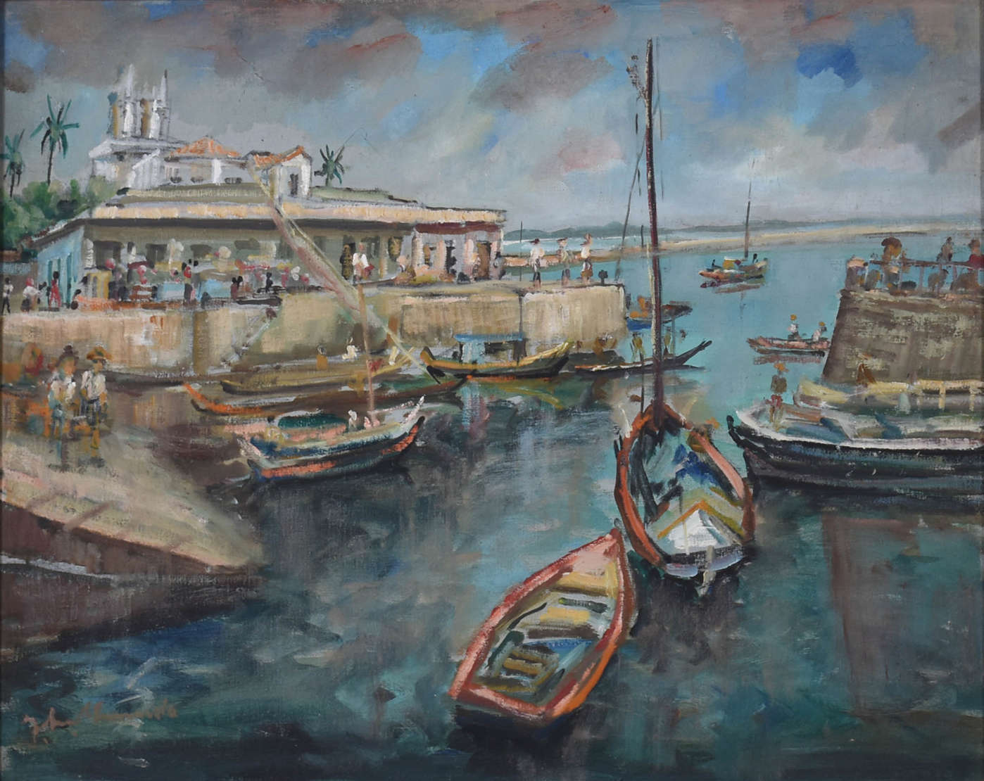 José Maria de Almeida (1906-1955), Porto em Sal... - Galeria Alphaville