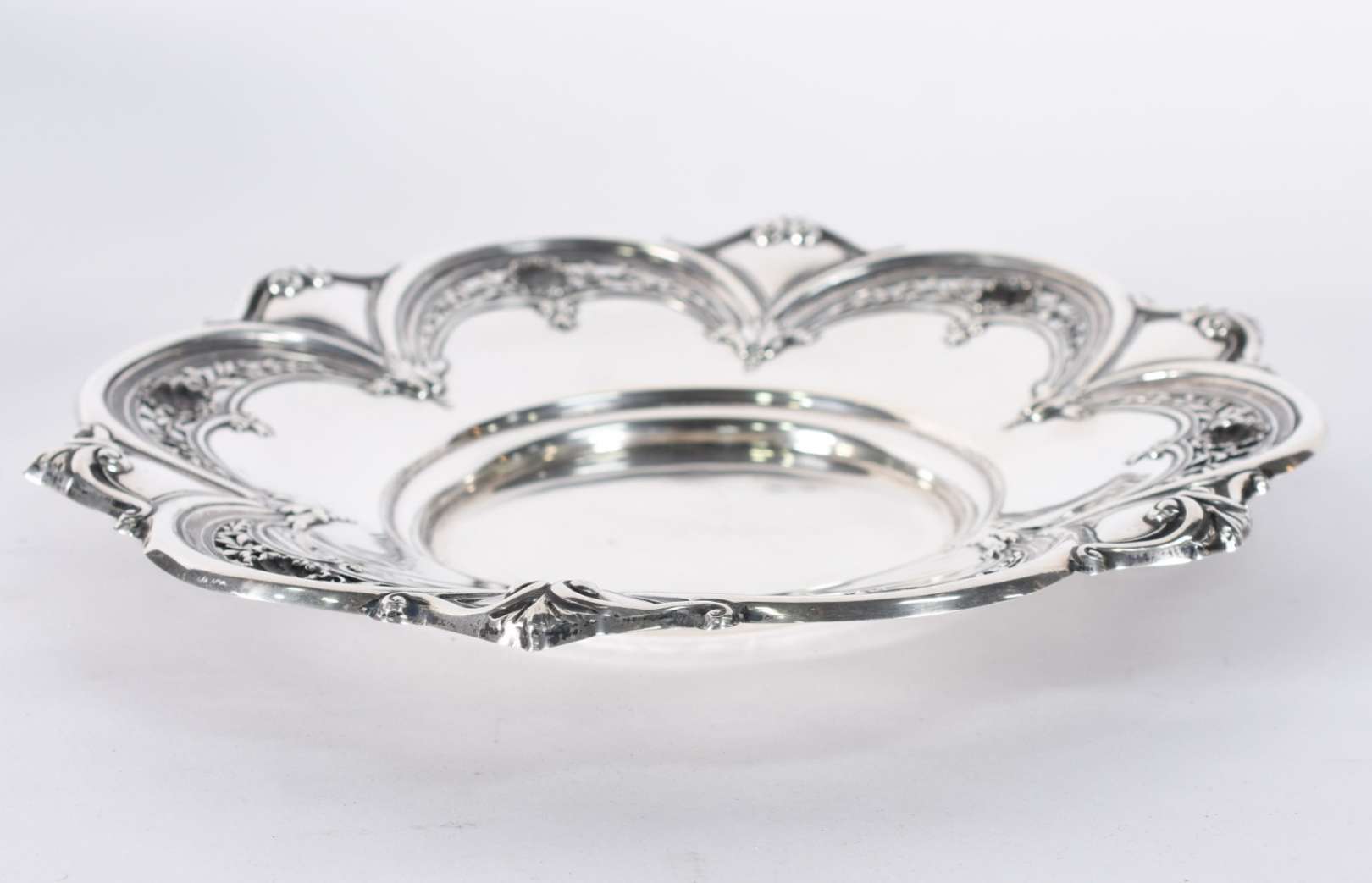 Salva de prata portuguesa contraste Javali II T... - Galeria Alphaville