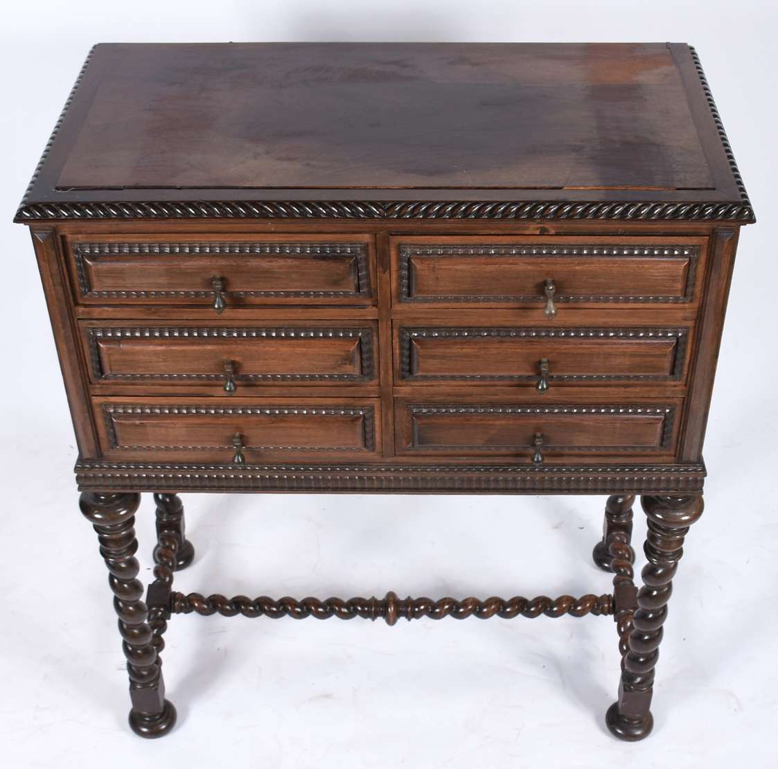 Móvel de jacarandá para faqueiro, seis gavetas ... - Galeria Alphaville