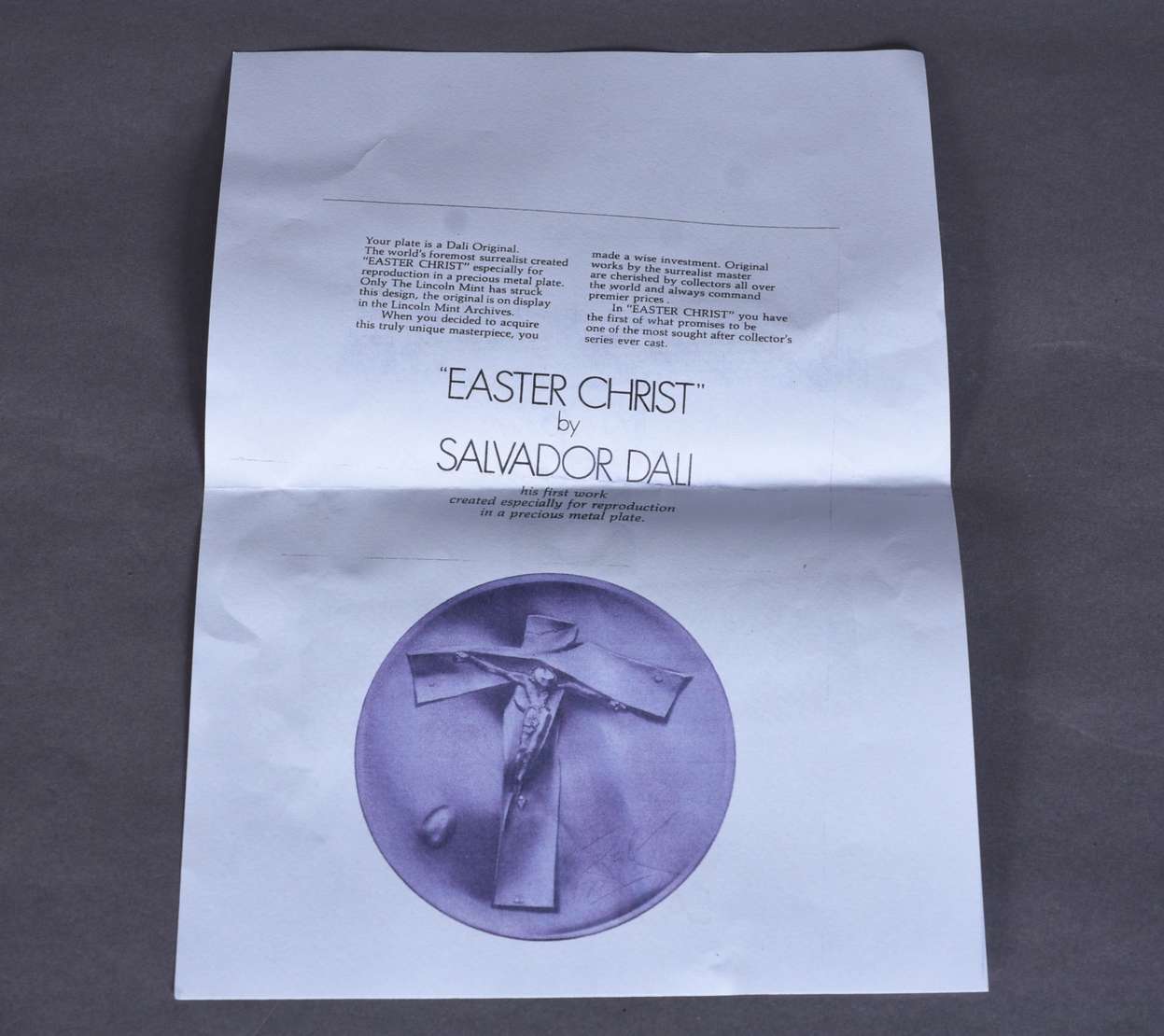 Salvador Dalí (1904-1989), EASTER CHRIST - Galeria Alphaville