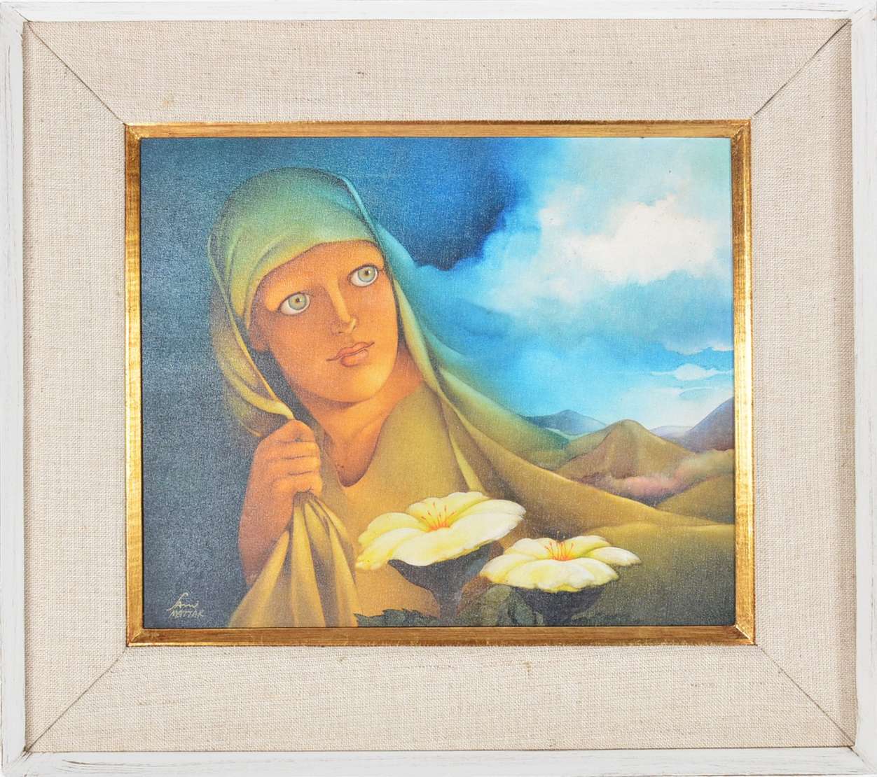 SAMI MATTAR (1930), Mulher e flores - Galeria Alphaville