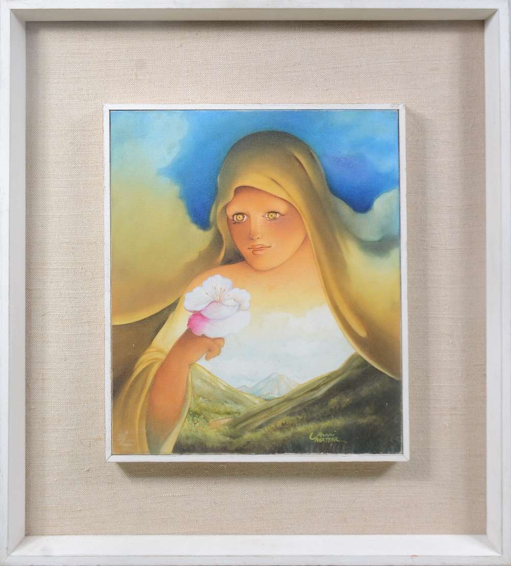 SAMI MATTAR (1930), Mulher com Flor - Galeria Alphaville