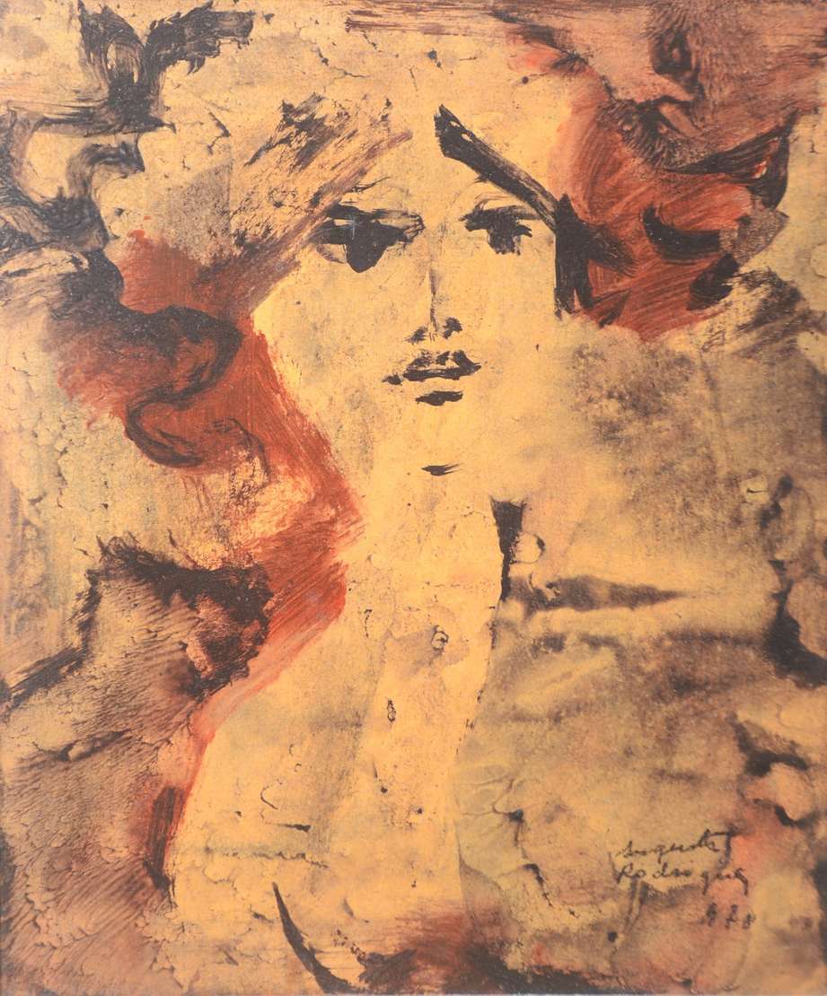 Augusto Rodrigues (1913-1993), Rosto de mulher - Galeria Alphaville