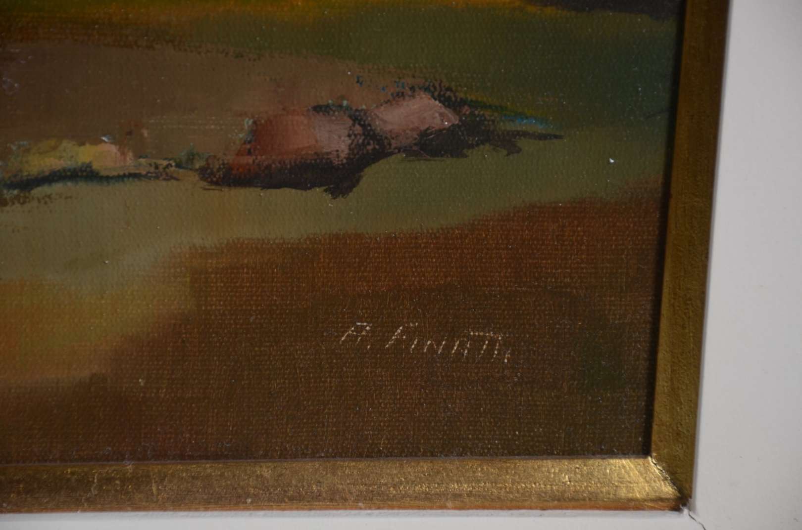 Antenor Finatti (1923), Paisagem com Figura - Galeria Alphaville