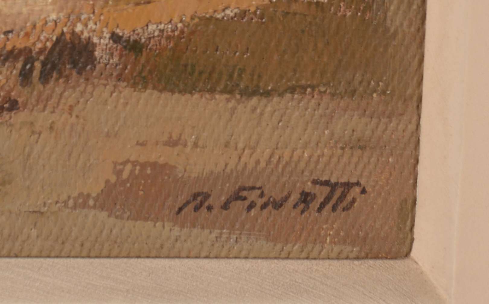 Antenor Finatti (1923), Paisagem com igreja - Galeria Alphaville