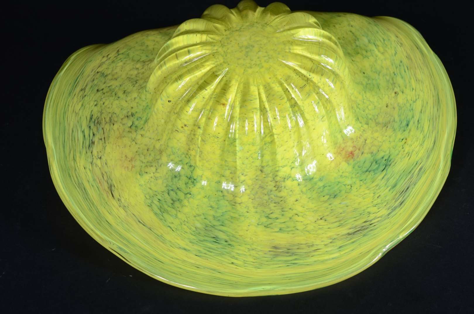 Centro de mesa de murano italiano mesclado nos ... - Galeria Alphaville