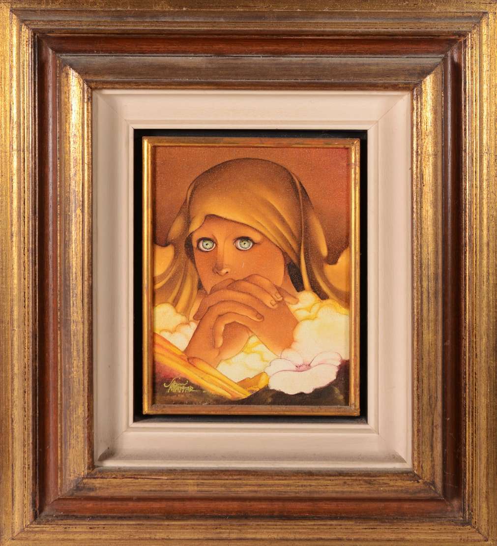 SAMI MATTAR (1930), Figura feminina com flor - Galeria Alphaville