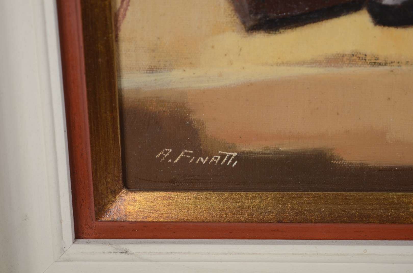 Antenor Finatti (1923), Barco e pescadores com ... - Galeria Alphaville