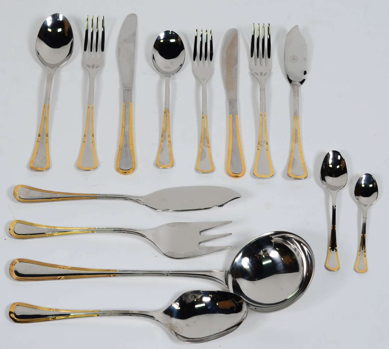 Faqueiro italiano GOTTINGHEN 18/10 linea Axenda... - Galeria Alphaville