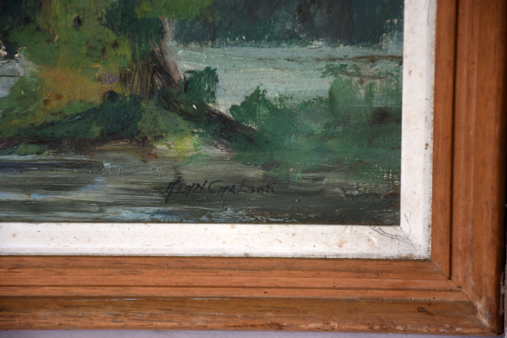 Três quadros: -ALAN CARLSON - o.s.e. - Paisage... - Galeria Alphaville