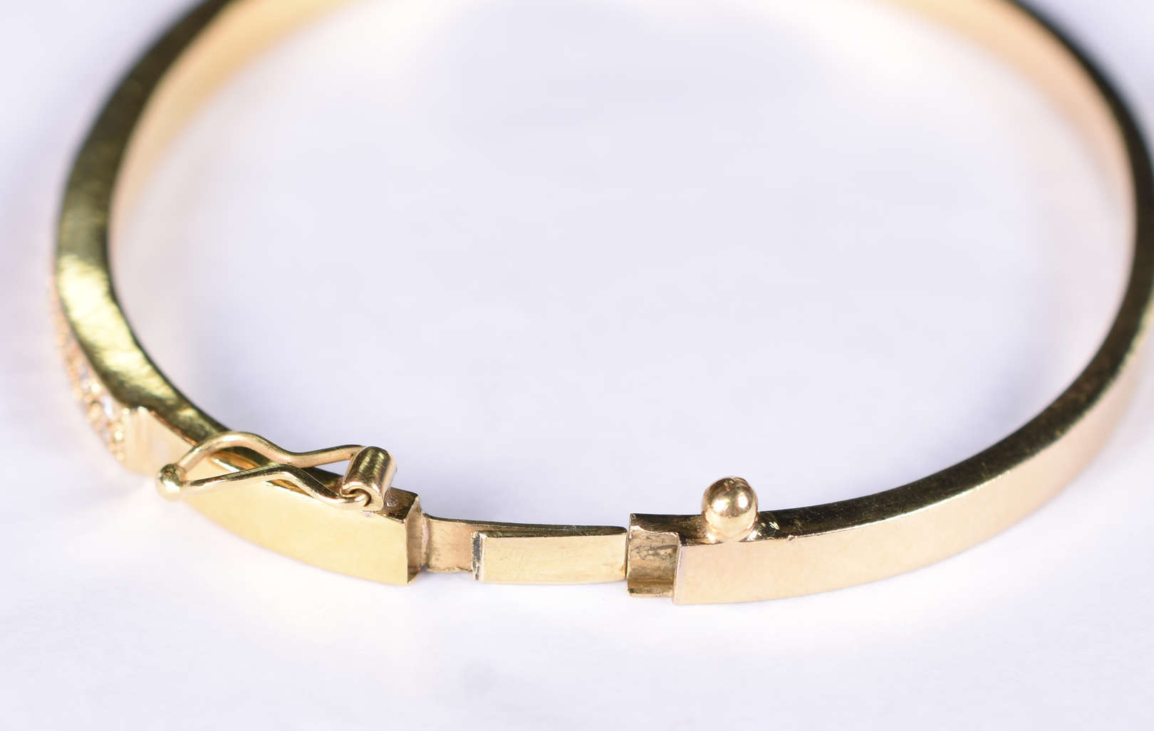 Pulseira de ouro amarelo 18 k tipo escrava com ... - Galeria Alphaville