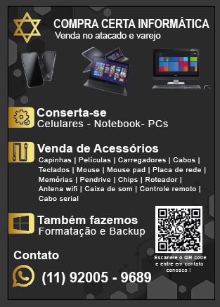 Compra Certa informatica/celular - São Paulo/SP, Parque Edu Chaves