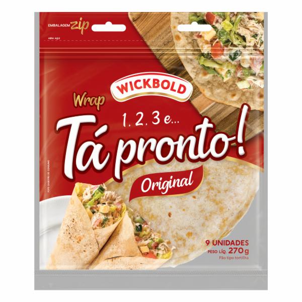 WRAP WICKBOLD TÁ PRONTO 270G ORIGINAL - Tudo Da Santa