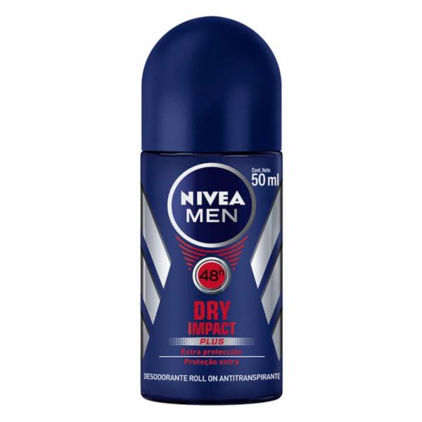 Desodorante Rollon Nivea Men Dry Impact 50ml - Kimi