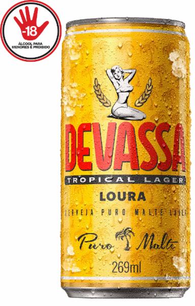 CERVEJA DEVASSA TROPICAL LAGER 269ML - Porto Seguro