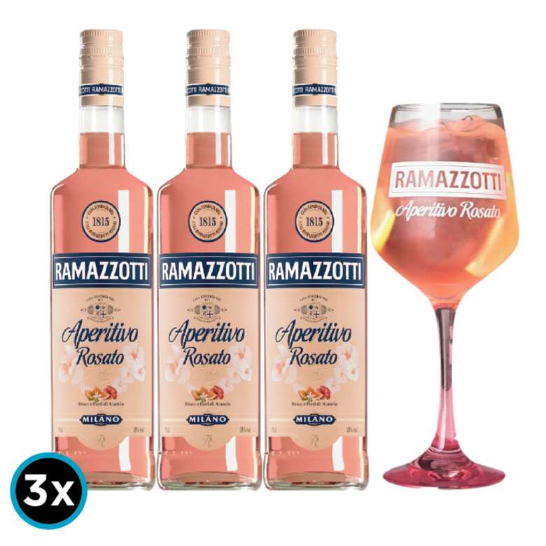 PACK RAMAZZOTTI: 3x Licor Aperitivo Ramazzotti | BOOZ.cl