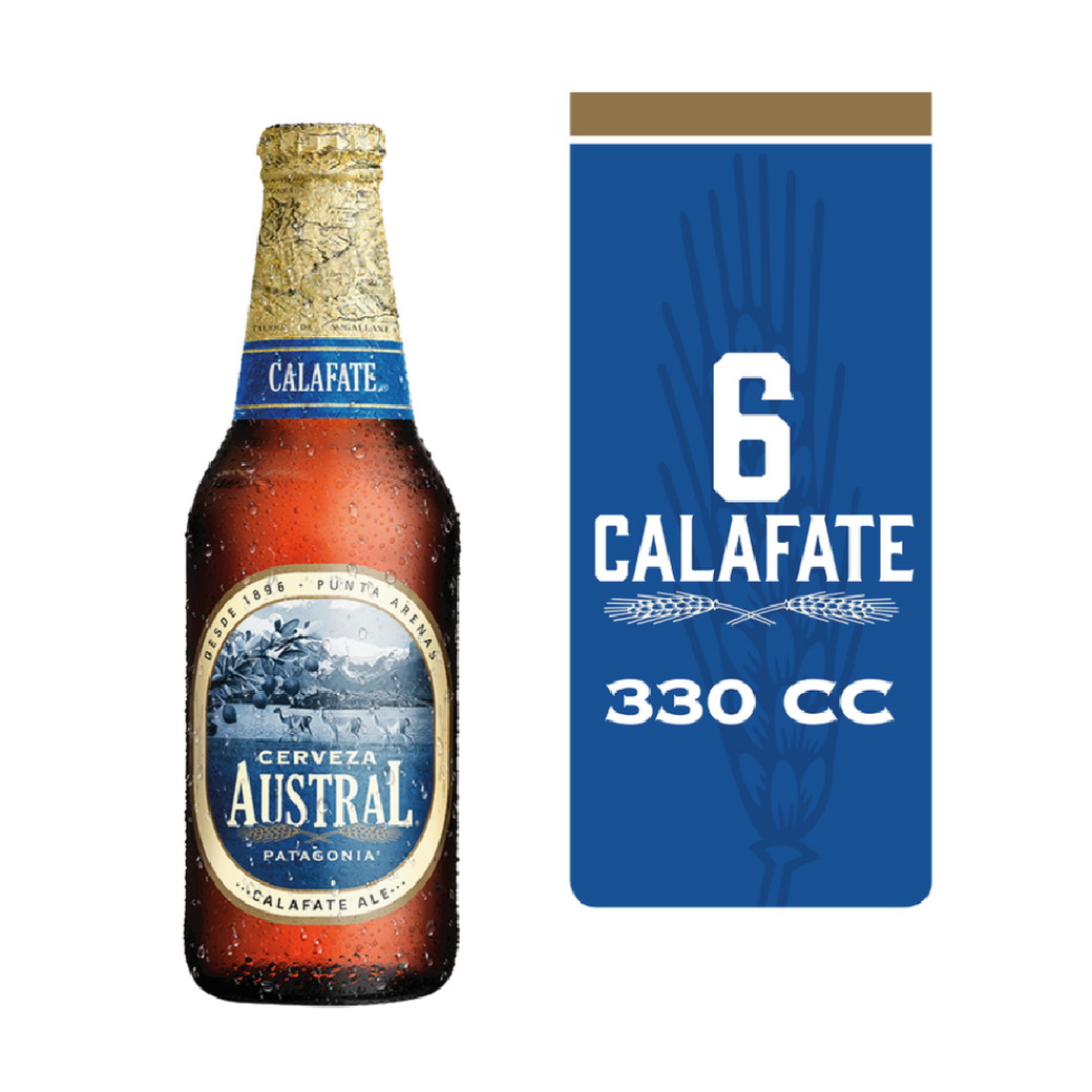 6x Cerveza Austral Calafate en Botellas 330cc | Booz.cl