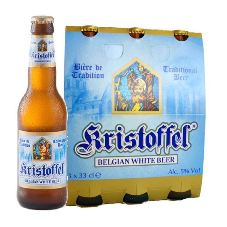 3x Cerveza Kristoffel Belgian White en Botellas | Booz.cl