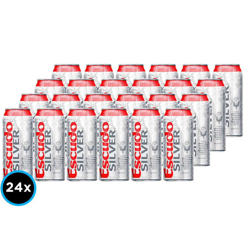 24x Cervezas Escudo Silver en Lata | BOOZ.cl