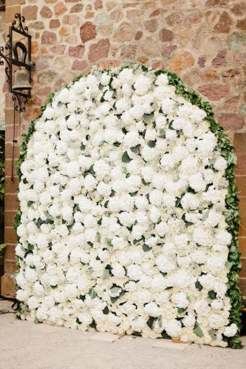 48 ideias criativas de backdrops e painéis com flores para o casamento ...