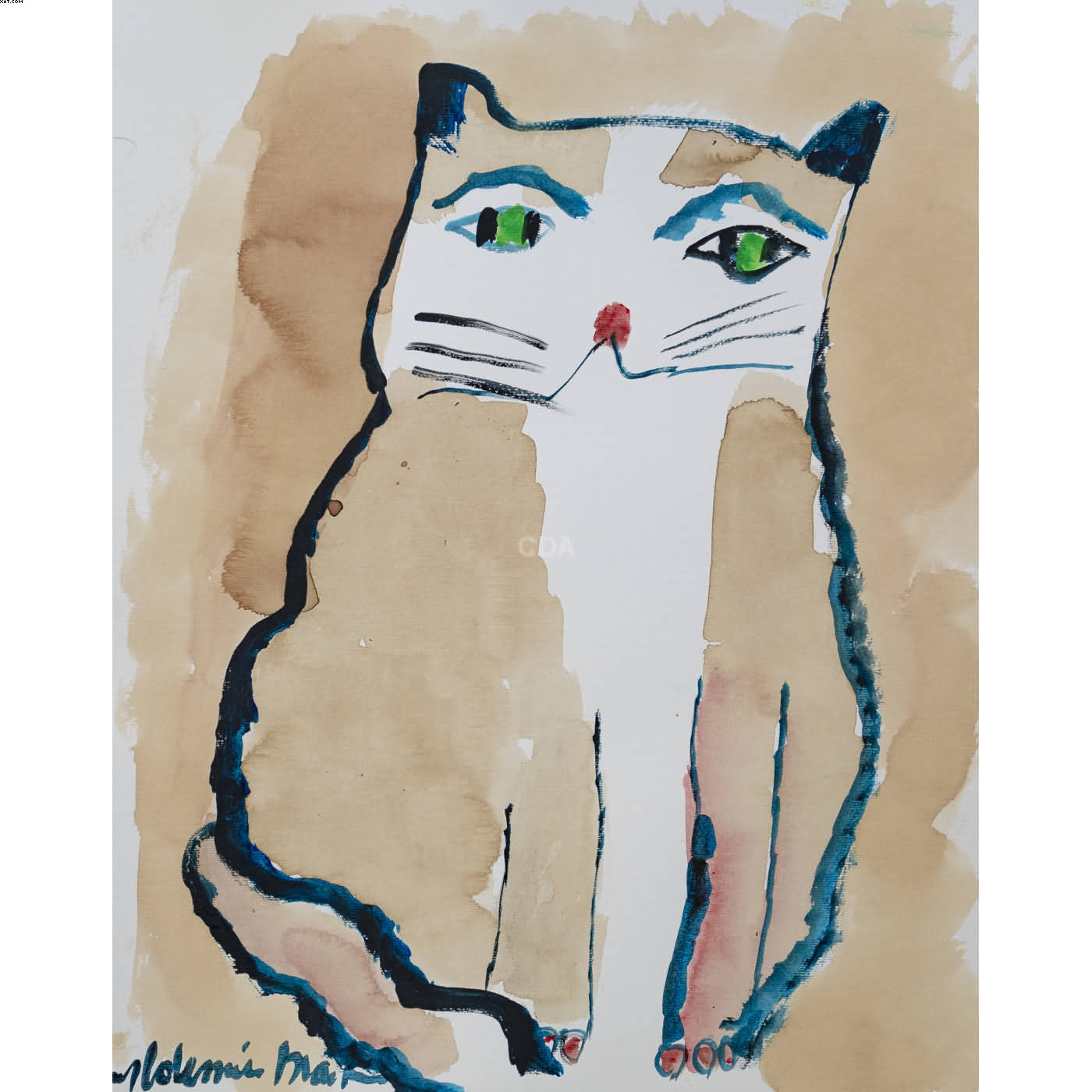 GATO - Aldemir Martins - Catálogo das Artes | Catálogo das Artes