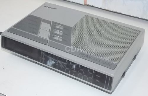 Radio Relogio Sharp Fx 400b - Catálogo das Artes | Catálogo das Artes