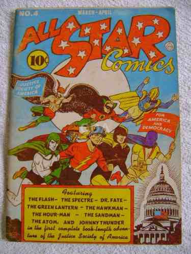 All Star Comics No.4 March April 1941 Leia O Anúncio! - Catálogo das ...