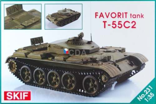 Skif Models-tanque Russo T-55c2 Favorit - Versão De Treiname - Catálogo ...