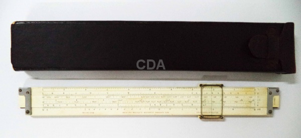 Régua Cálculo Keuffel & Esser - 31x4 cm - no estojo original - restauro ...