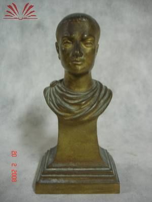 Busto masculino de bronze - Catálogo das Artes | Catálogo das Artes