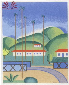 Paisagem - Tarsila do Amaral - Catálogo das Artes | Catálogo das Artes