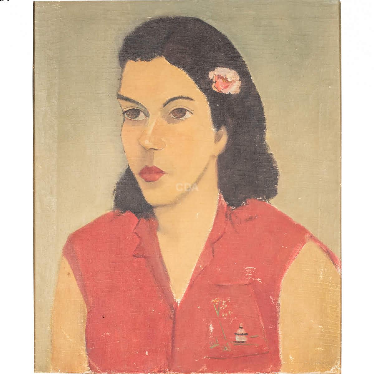 Retrato de Elza - José Pancetti - Giuseppe Gianinni Pancetti - Jose ...