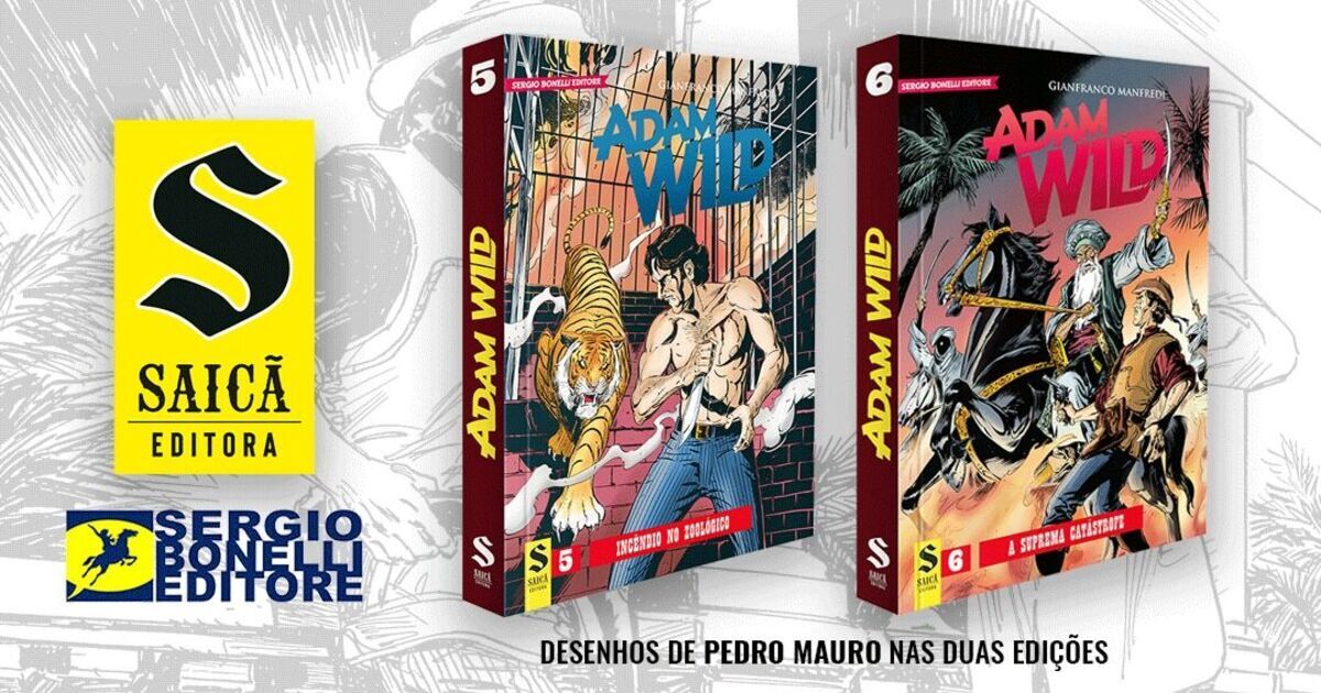 Adam Wild 5 e 6 de Gianfranco Manfredi · Catarse