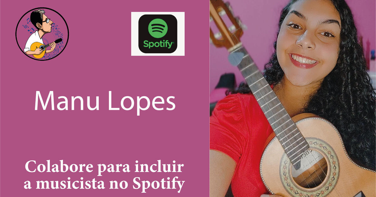 Manu Lopes no Spotify · Catarse