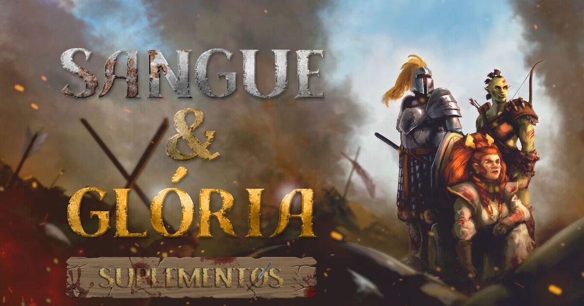 Suplementos de Sangue & Glória (Pré-venda) · Catarse