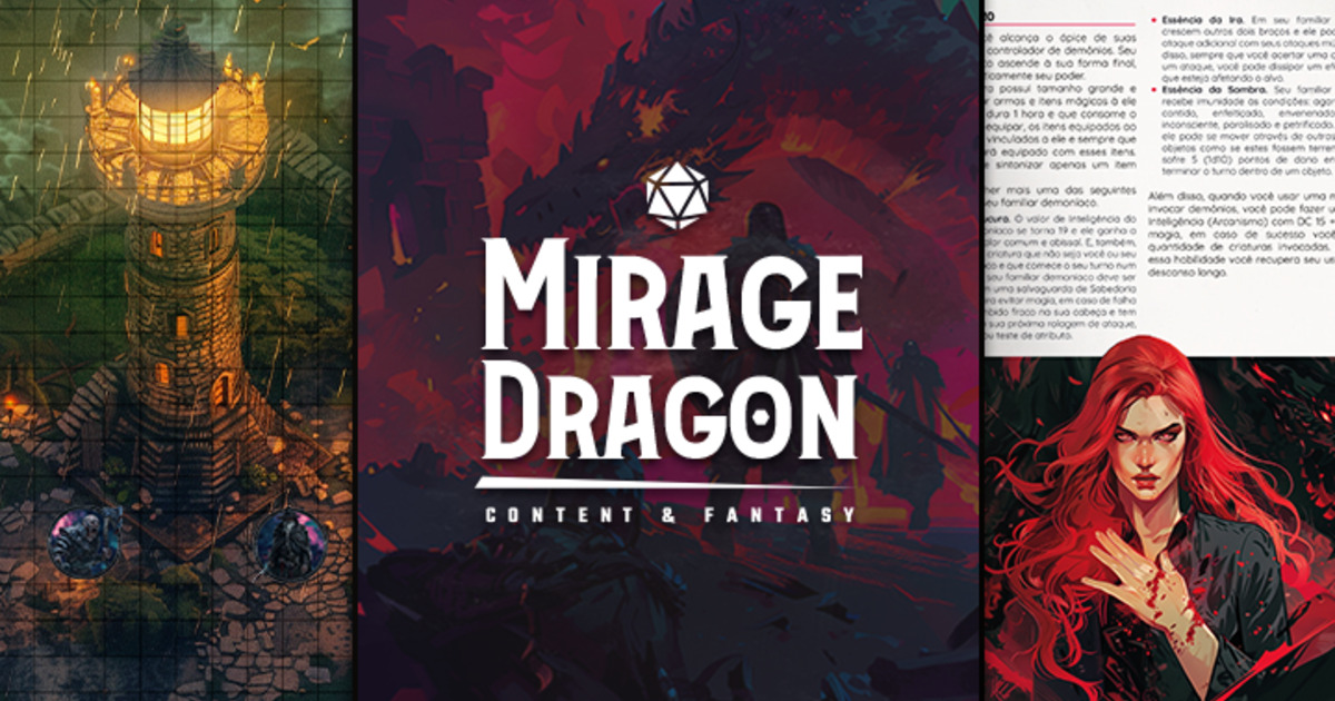 MirageDragon RPG · Catarse