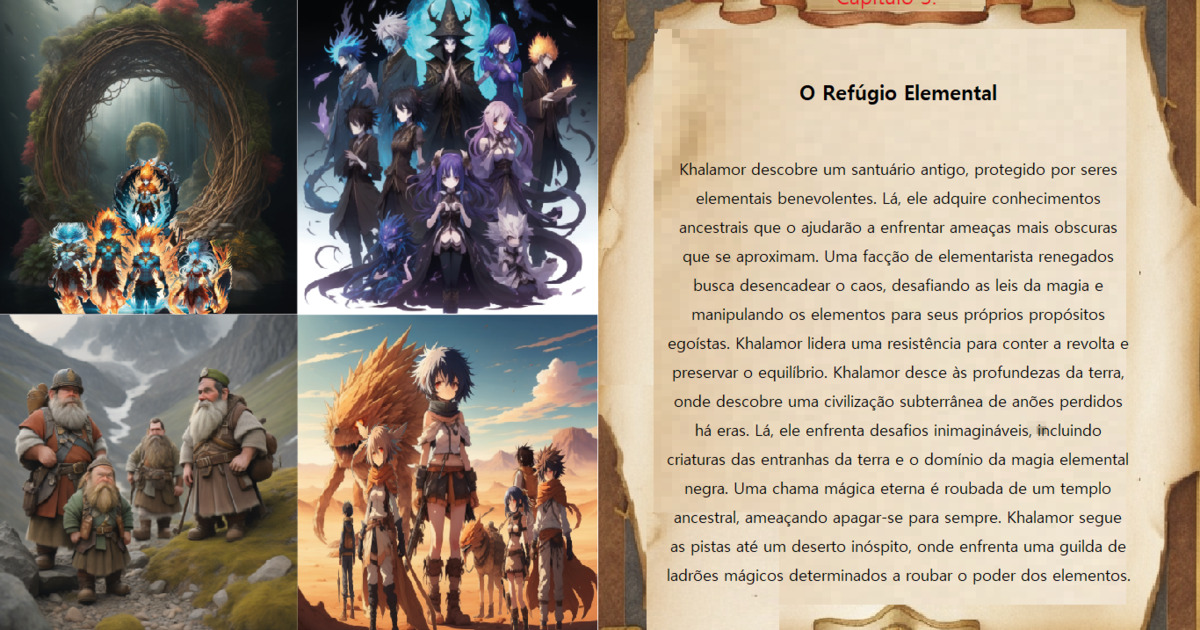Infinity History Heróis · Catarse