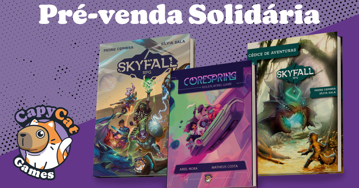 Pré-Venda Solidária CapyCat Games · Catarse