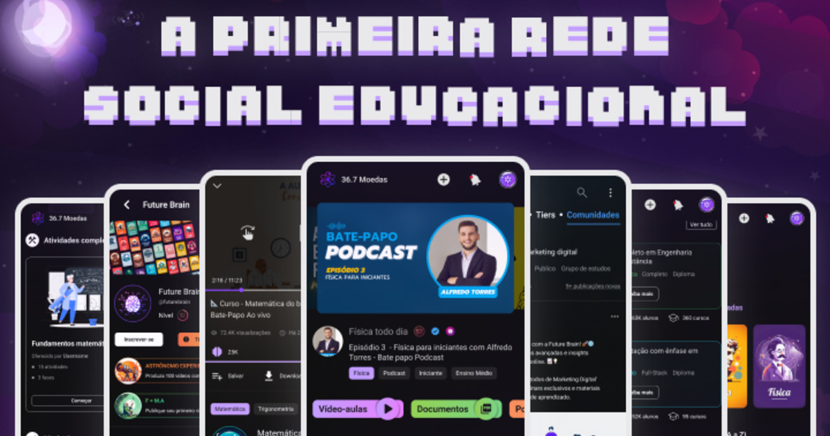 Future Brain - Rede Social Educacional · Catarse