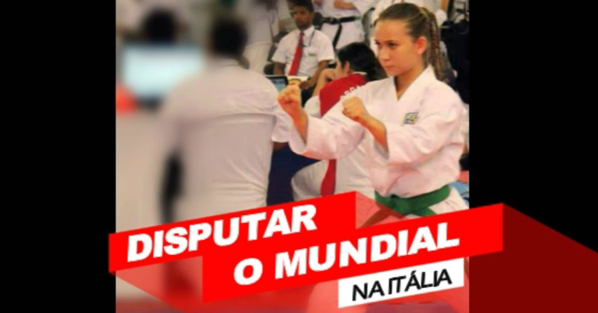 Isabelli no Mundial de Karatê · Catarse