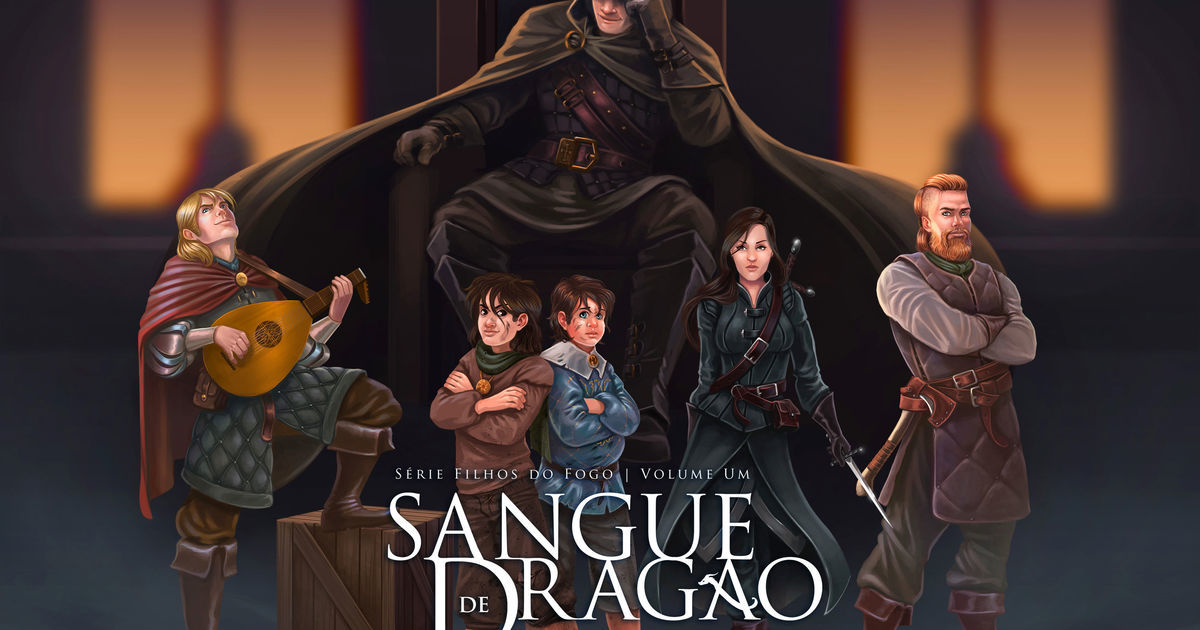 Série Filhos do Fogo - Sangue de Dragão · Catarse