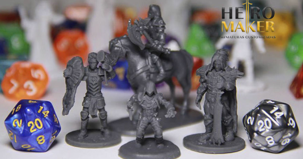 Hero Maker - Miniaturas Customizadas · Catarse