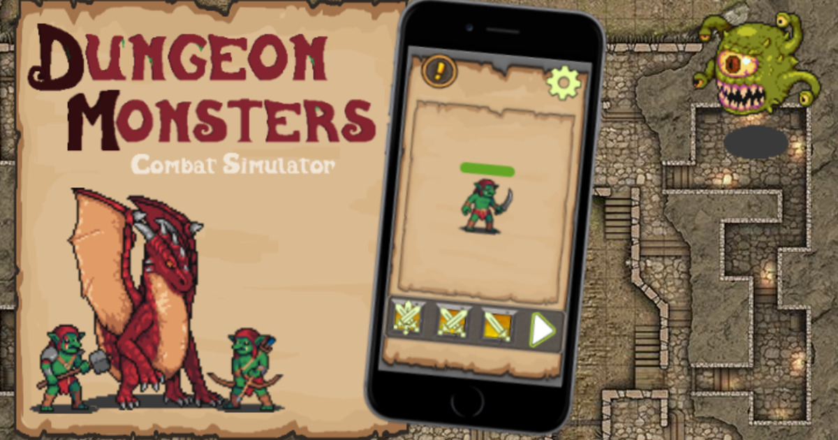 Dungeon Monsters - Combat Simulator · Catarse