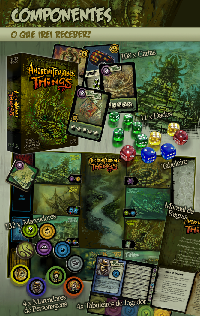 Ancient Terrible Things - Board Game · Catarse