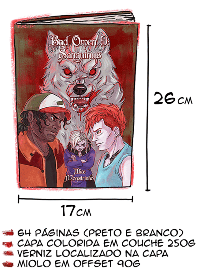 Um apoio por dia! – HQ “Bad Omen 3” (Catarse) – Barba Literaria