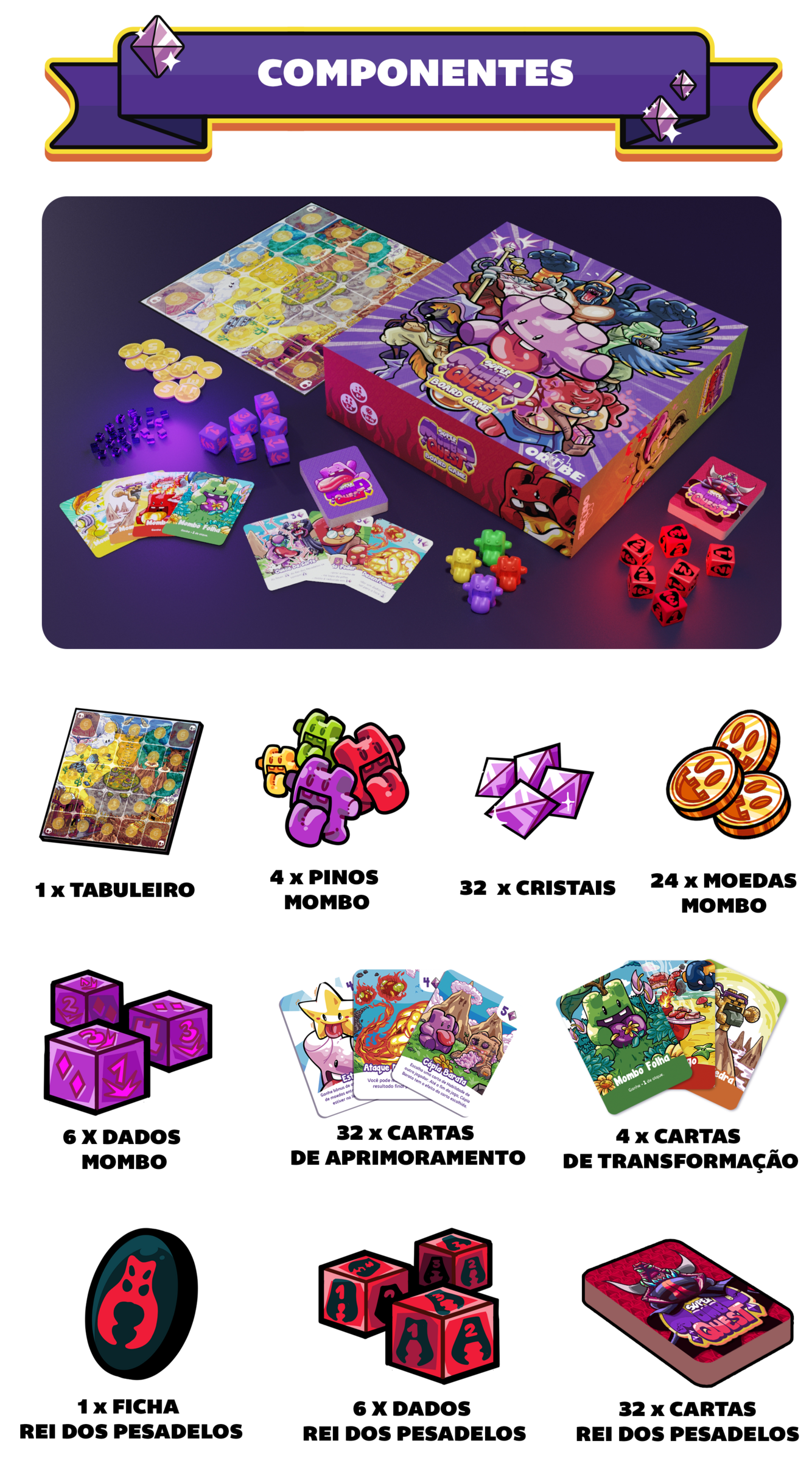 Super Mombo Quest - Board Game · Catarse