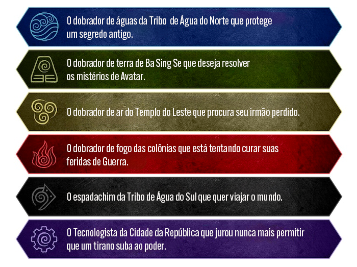 Avatar Legends: RPG · Catarse