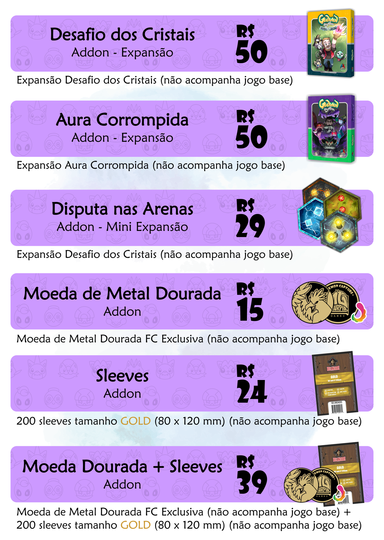 Geekmon Capture · Catarse