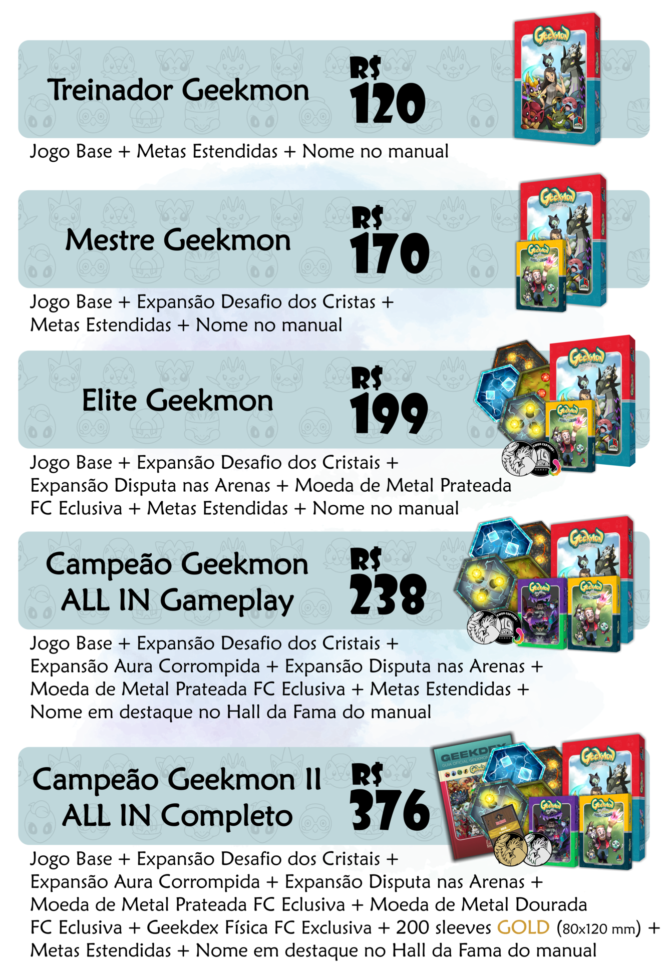 Geekmon Capture · Catarse